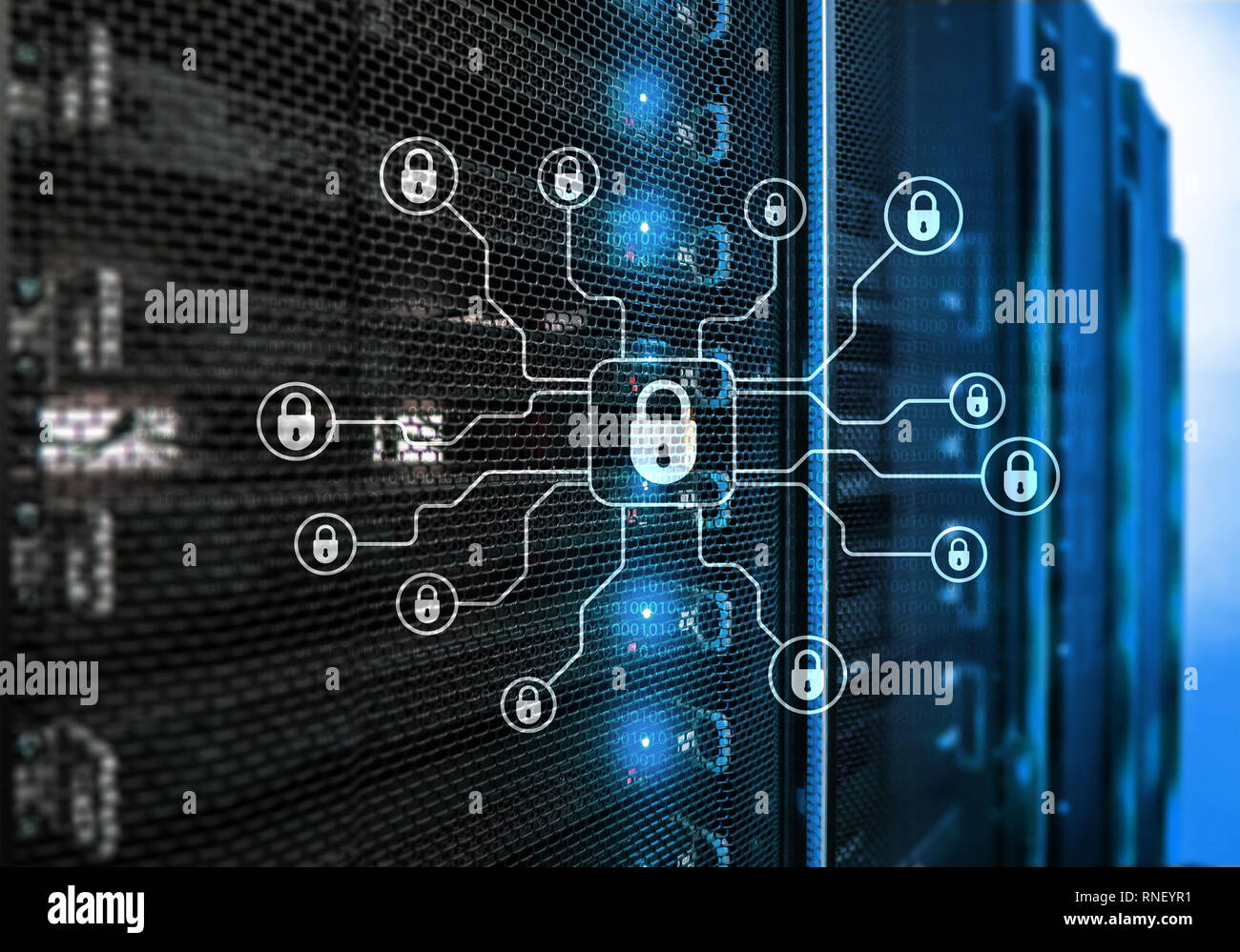 Cyber security, data protection, information privacy. Internet and ...