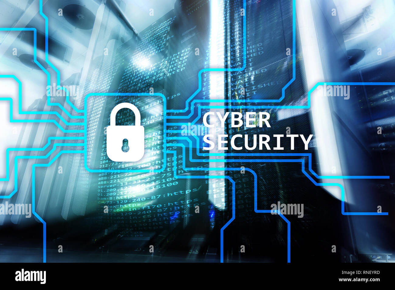 Cyber security, information privacy and data protection concept on ...