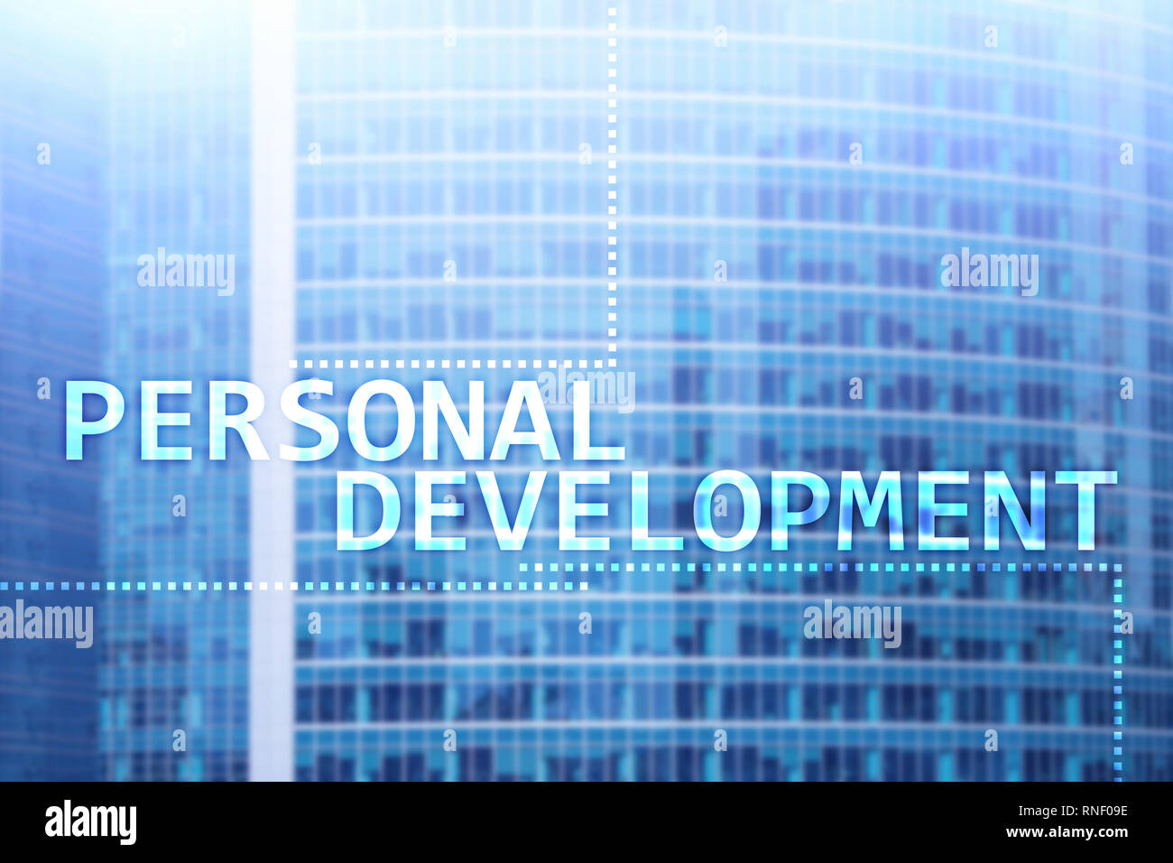 Personal development and growth concept of double exposure background ...