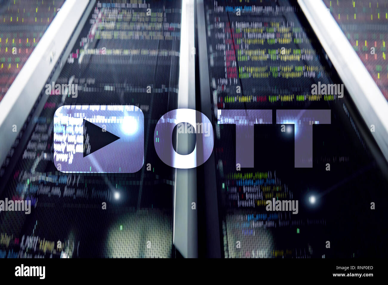 OTT, IPTV, video streaming over the internet Stock Photo - Alamy