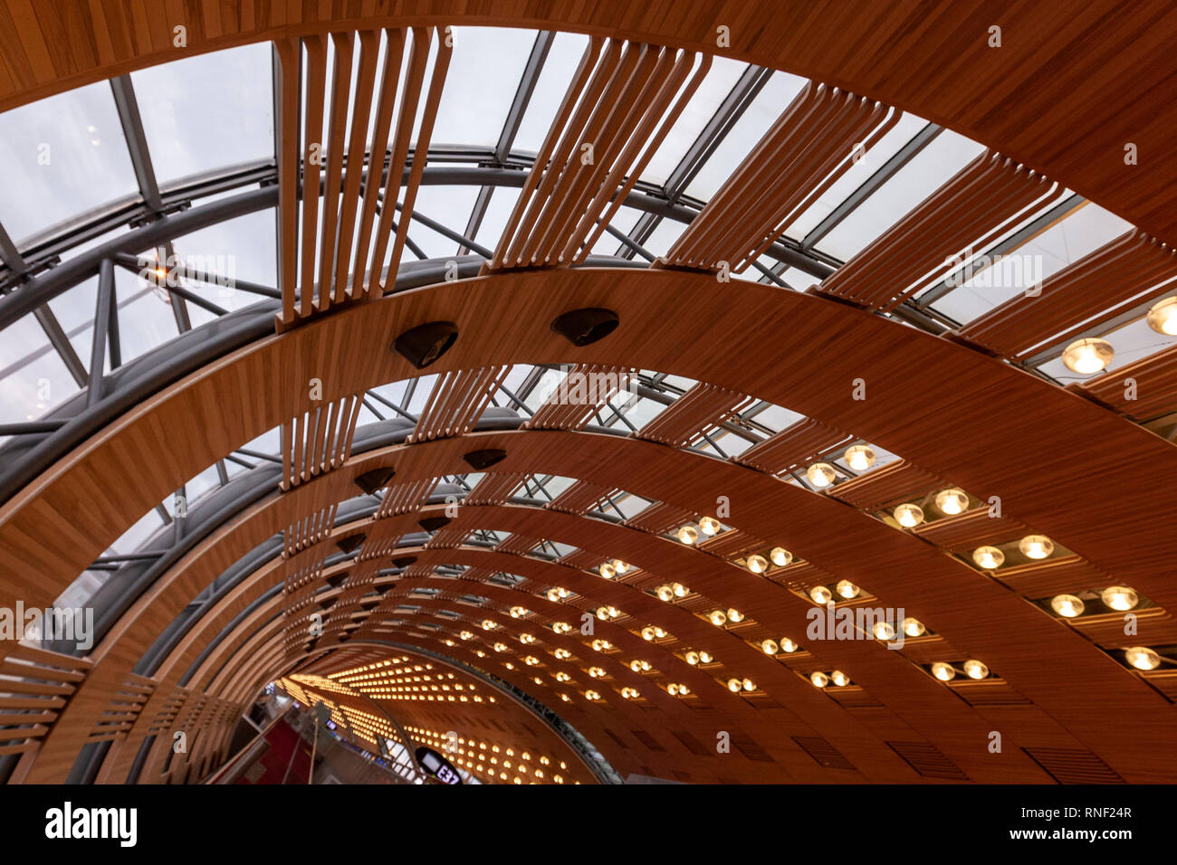 Paris Charles de Gaulle airport, Terminal 2E, France. Terminal ...