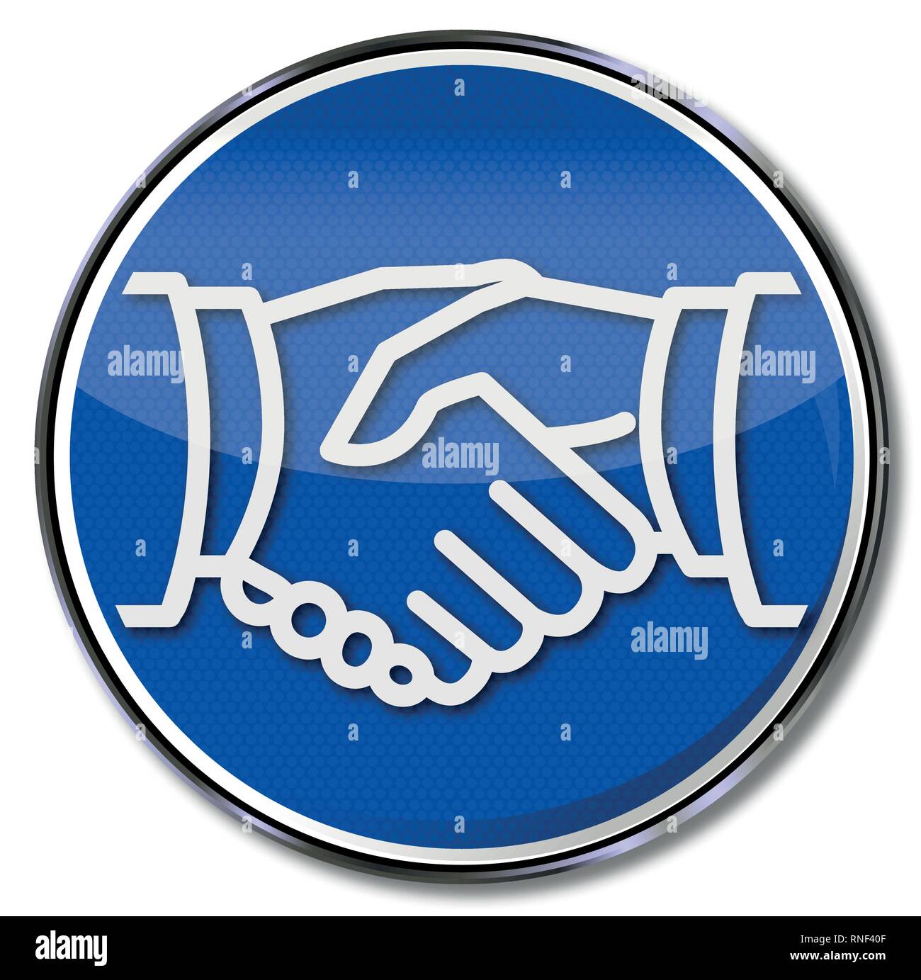 Handshake, friendship and business agreement Stock Vector Image & Art ...