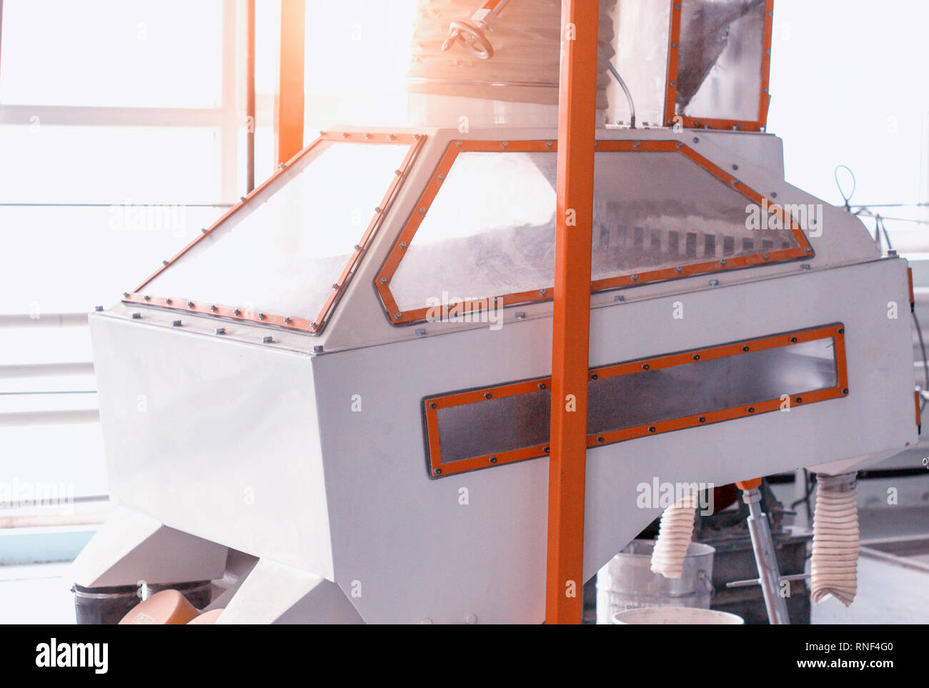 Modern plant for the production of rye flour for baking bread from rye ...