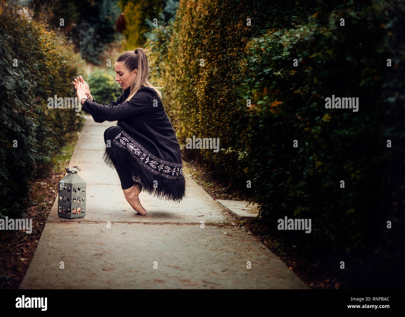 Person dancing alone hi-res stock photography and images - Alamy