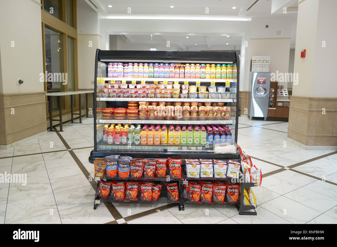 CHICAGO, IL - CIRCA APRIL, 2016: inside of the Walgreens store. The ...