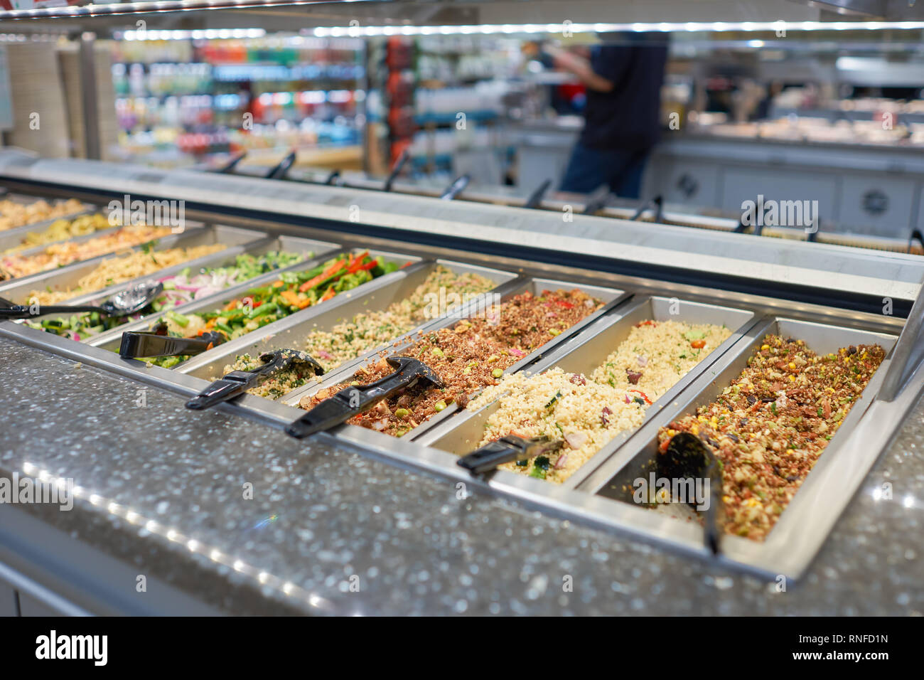 Whole foods food bar hi-res stock photography and images - Alamy