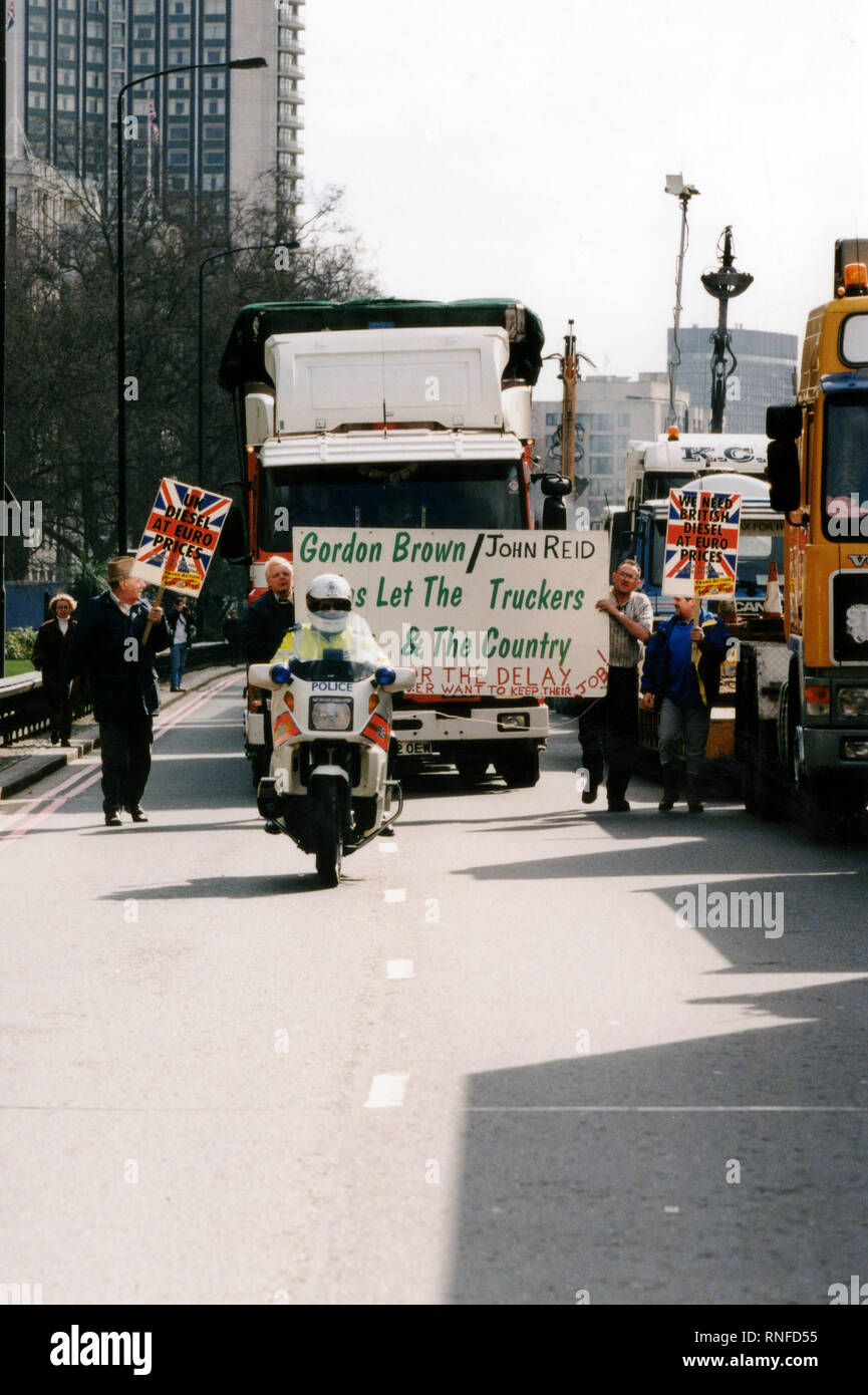 Transaction Fuel Duty Protest Stock Photo - Alamy