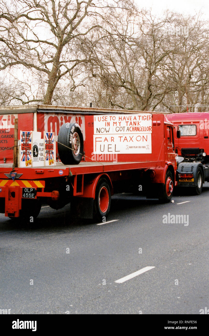 Lorry Drivers Fuel Protest High Resolution Stock Photography and Images ...