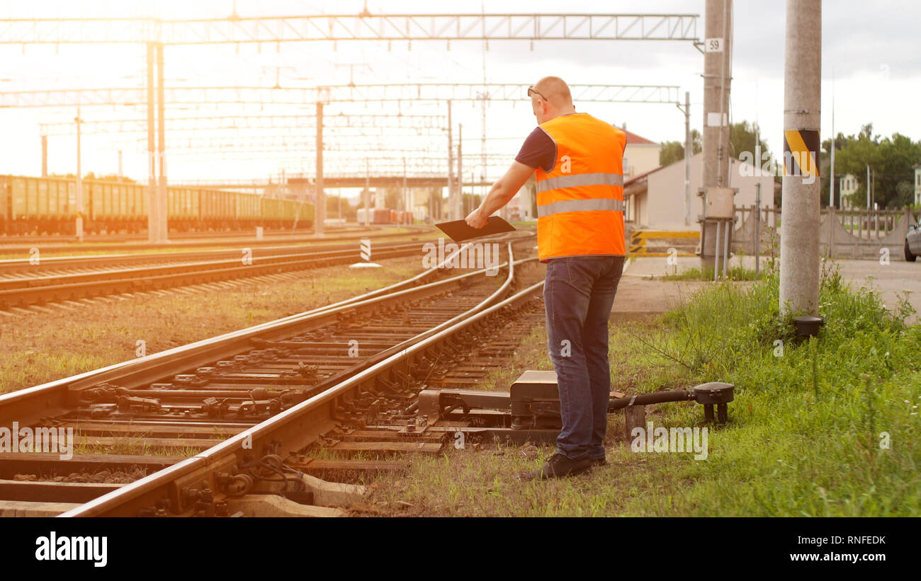 Railway Inspector High Resolution Stock Photography and Images - Alamy