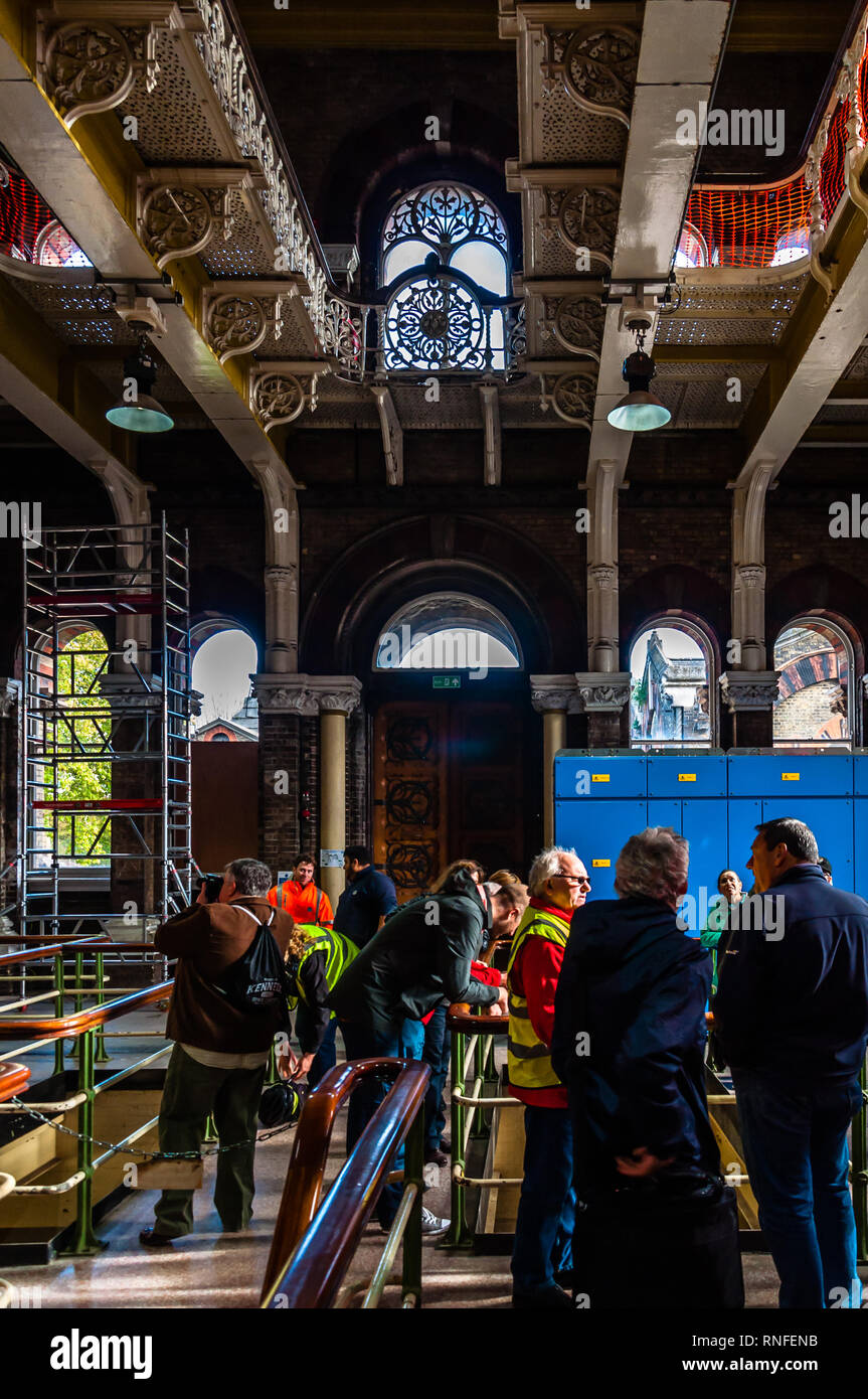 The ornate ironwork of the Abbey Mills sewage pumping station 1868 by ...