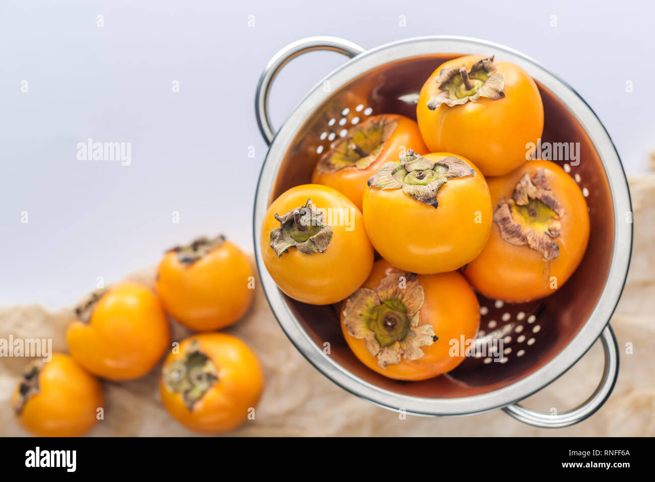 Orange Persimmons High Resolution Stock Photography and Images - Alamy
