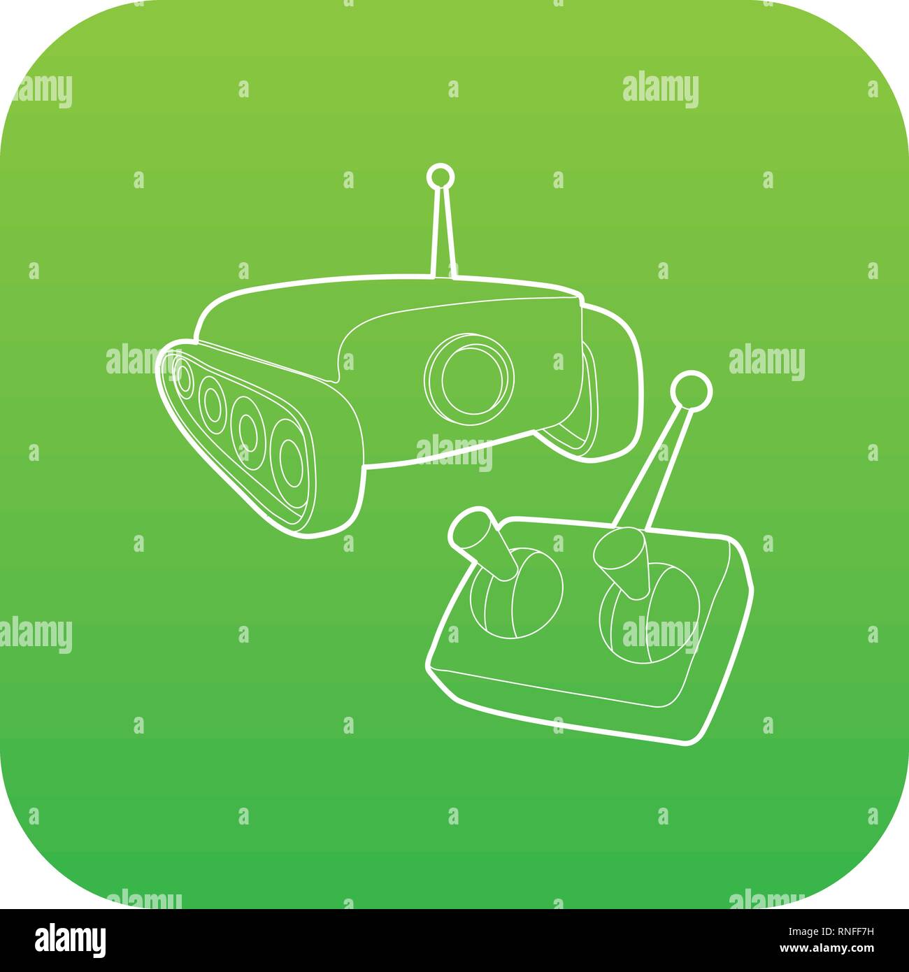 Moving camera icon green vector Stock Vector Image & Art - Alamy