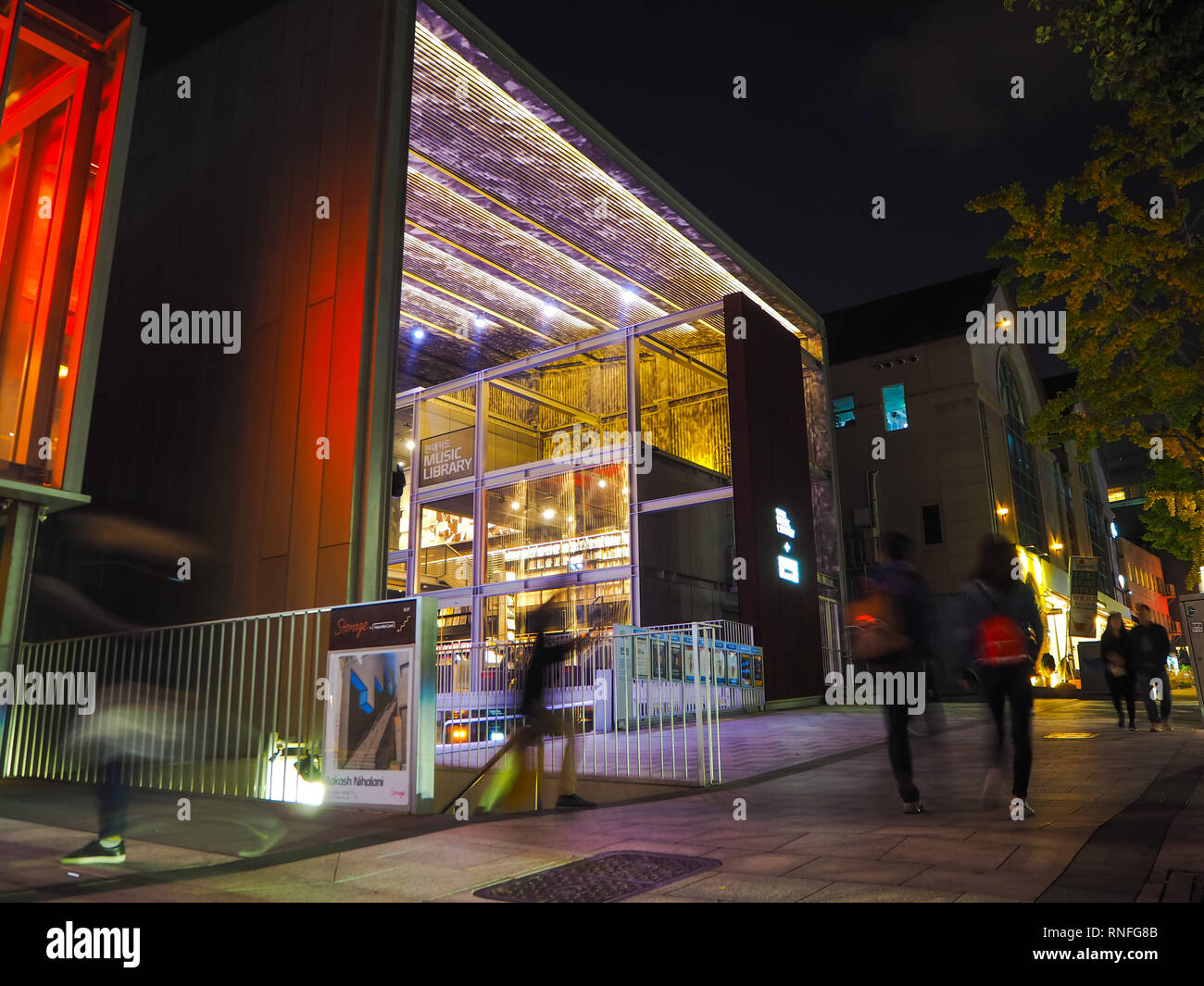 Seoul, South Korea - October 2018: Hyundai Music Library designed by ...