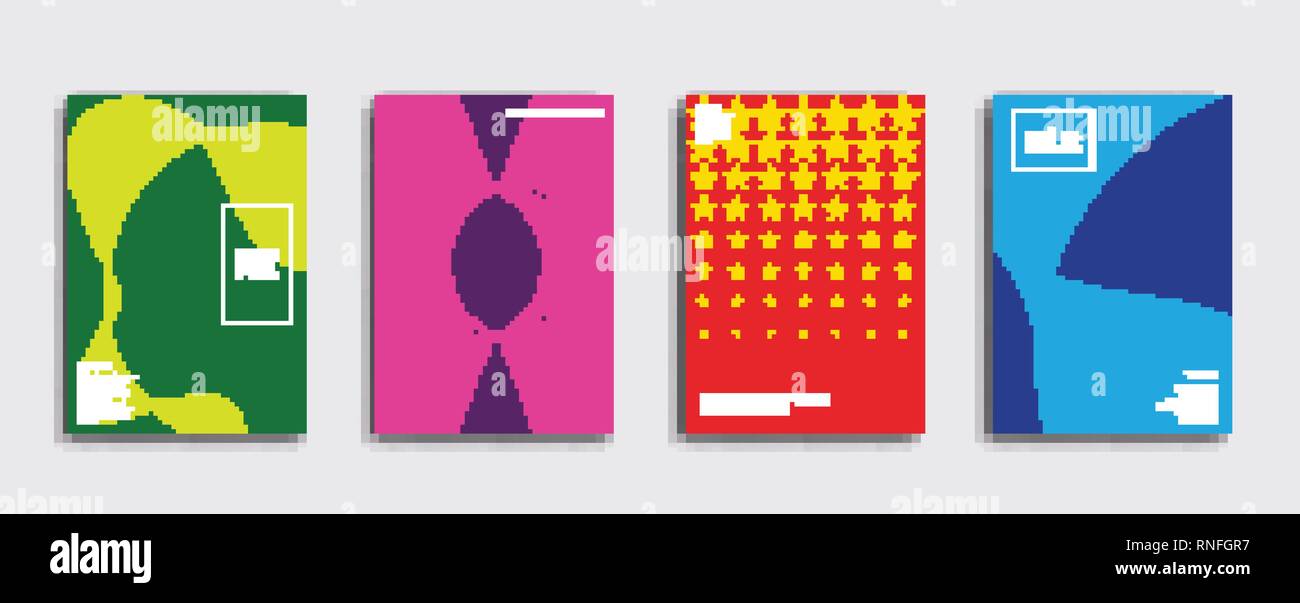 Minimal Vector cover designs. Future Poster template Stock Vector Image ...