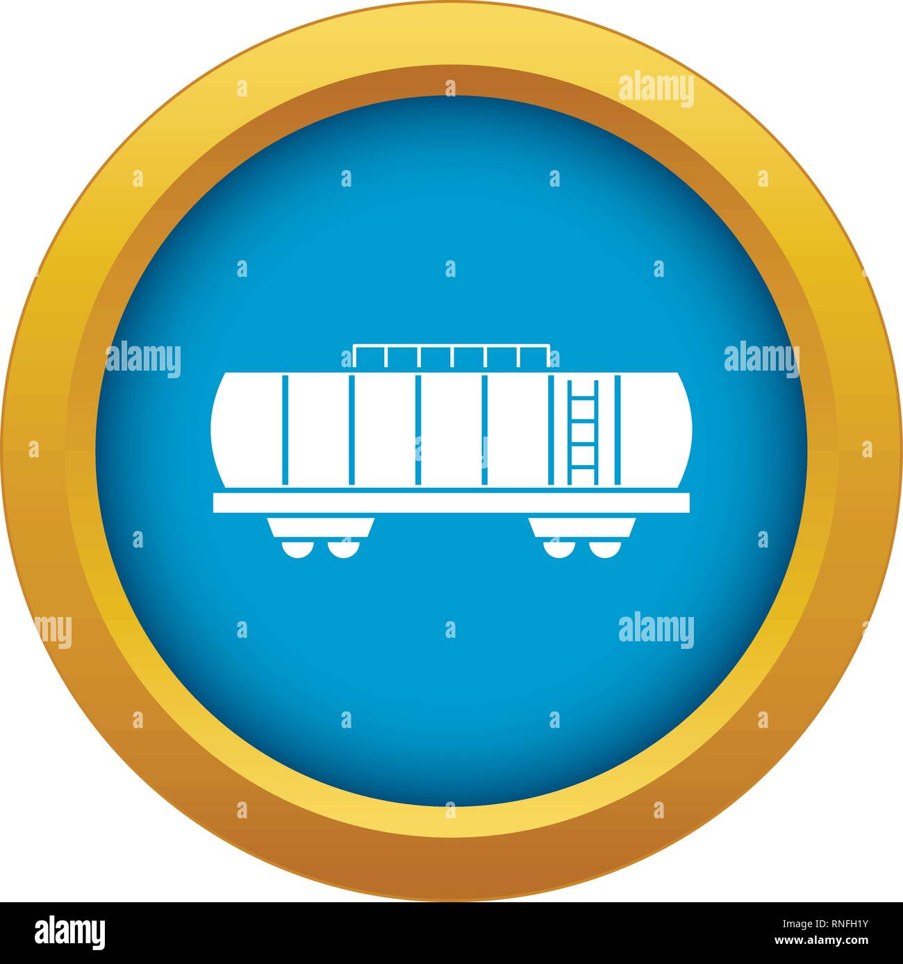 Oil railway tank icon blue vector isolated Stock Vector Image & Art - Alamy