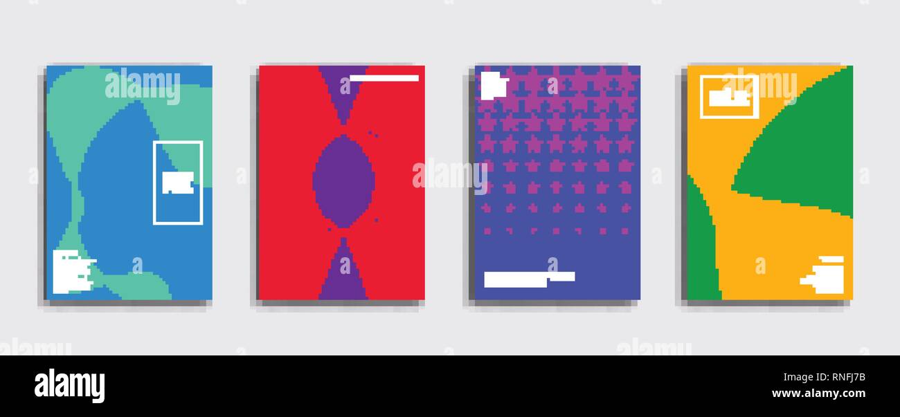 Minimal Vector cover designs. Future Poster template Stock Vector Image ...