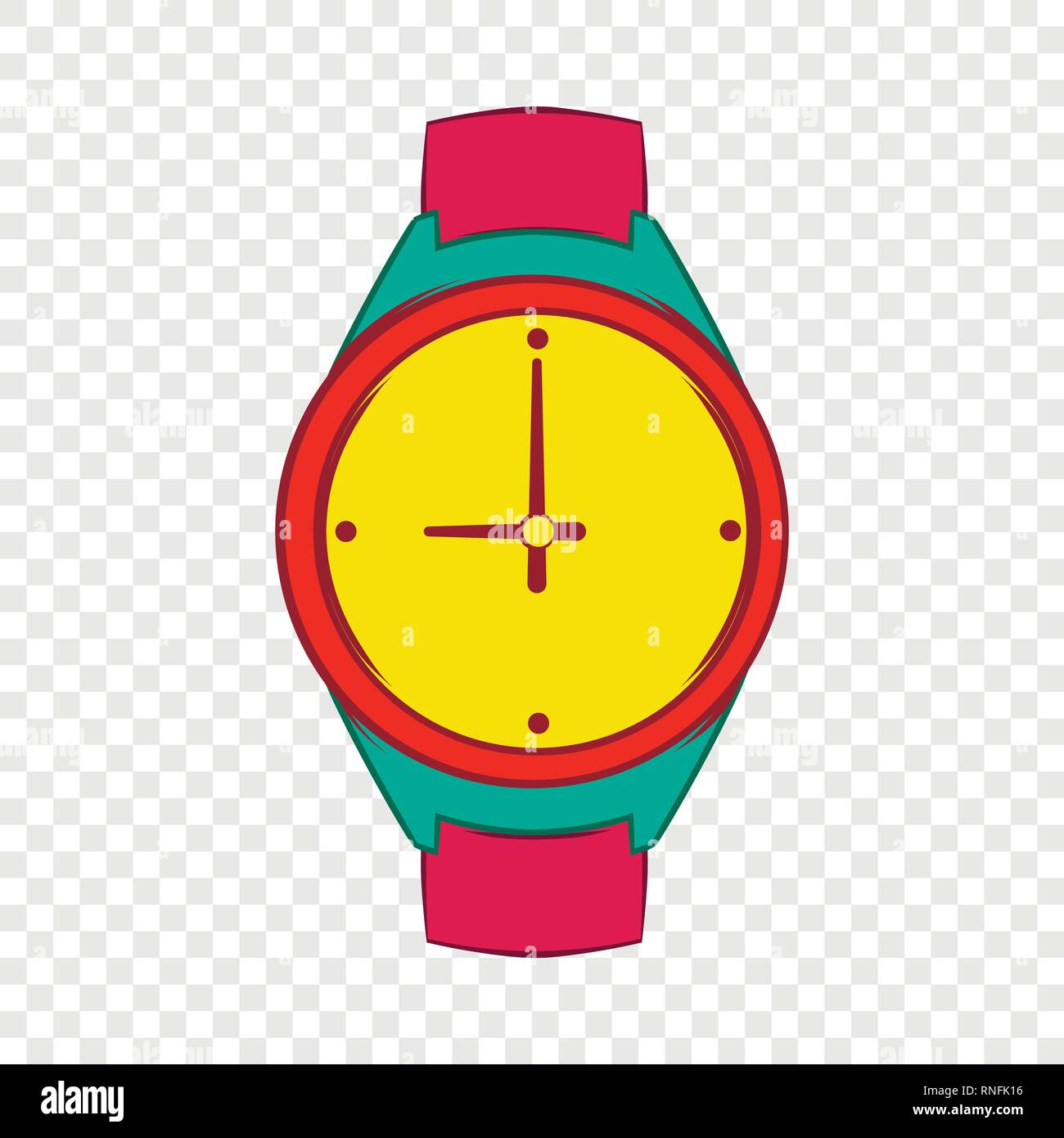 Wrist watch icon, cartoon style Stock Vector Image & Art - Alamy