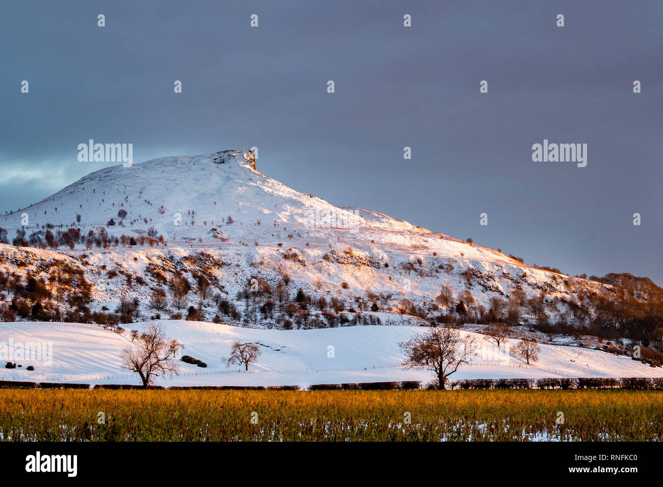 Roseberry topping in winter hi-res stock photography and images - Alamy