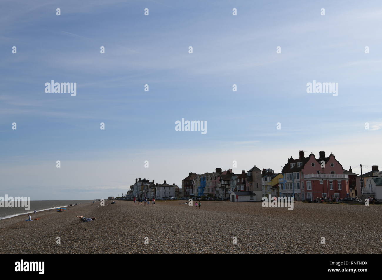 The pebble beach at Aldeburgh, Suffolk, England, UK Stock Photo - Alamy