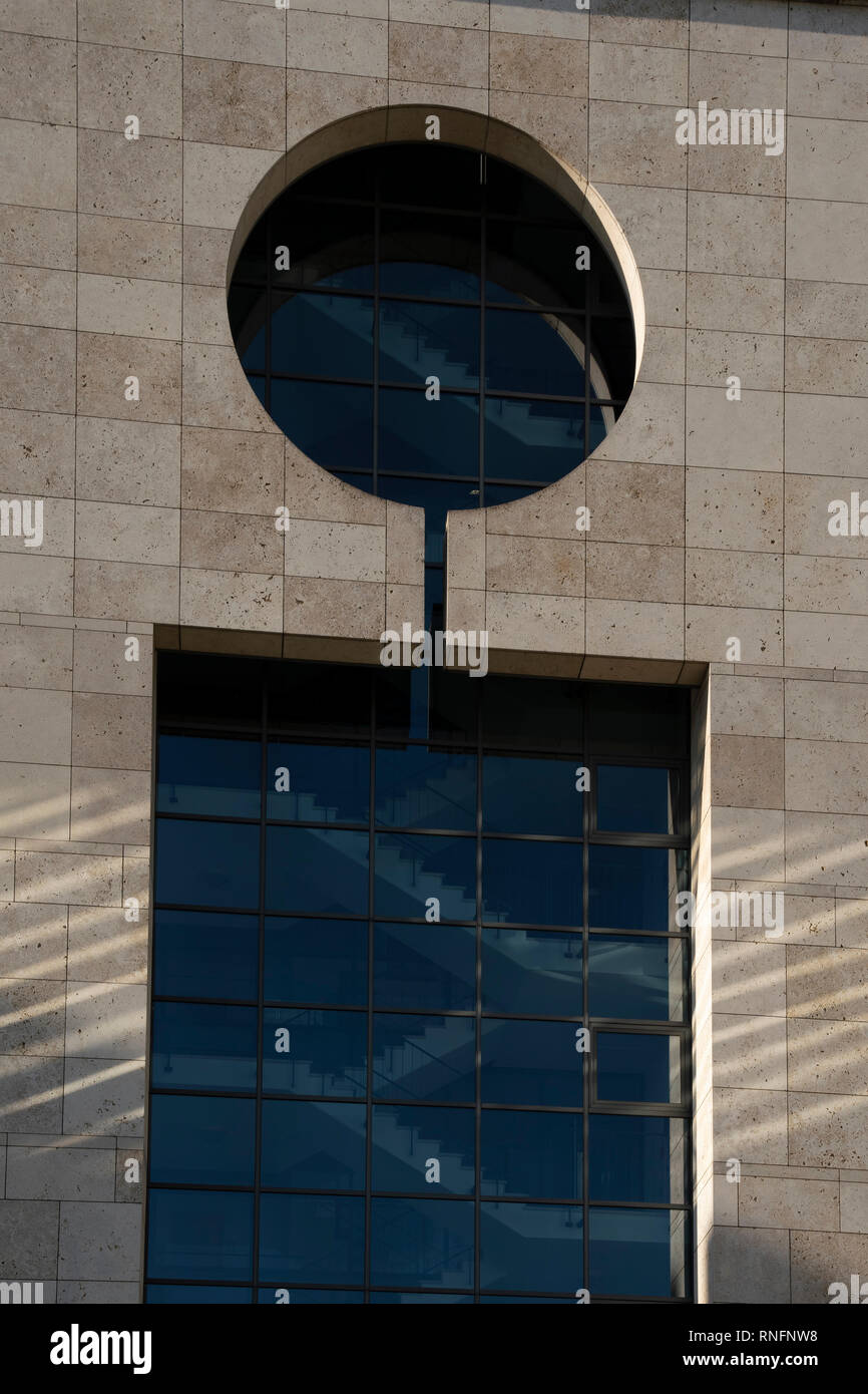 Architecture as exclamation mark of a window facade Stock Photo - Alamy
