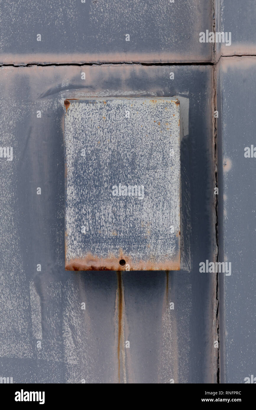 A rusting mail box on an abandoned building Stock Photo - Alamy