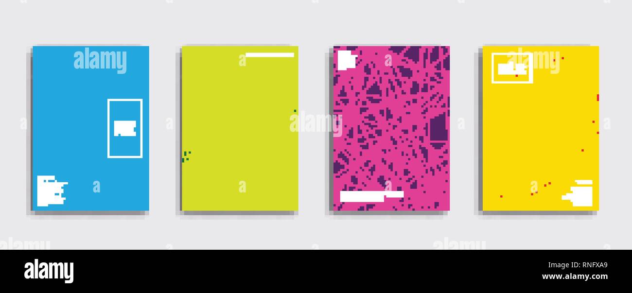 Minimal Vector cover designs. Future Poster template Stock Vector Image ...