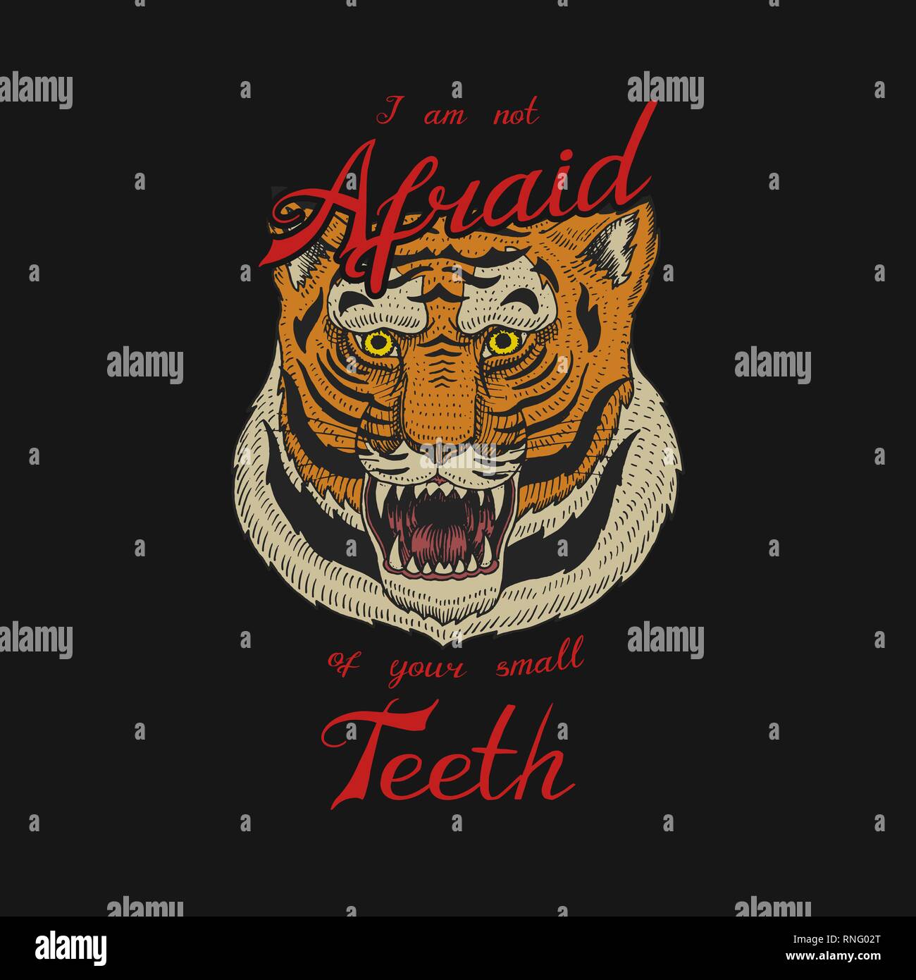 Asian Tiger logo. Face or Head of Wild Animal Predator. Japanese Style ...