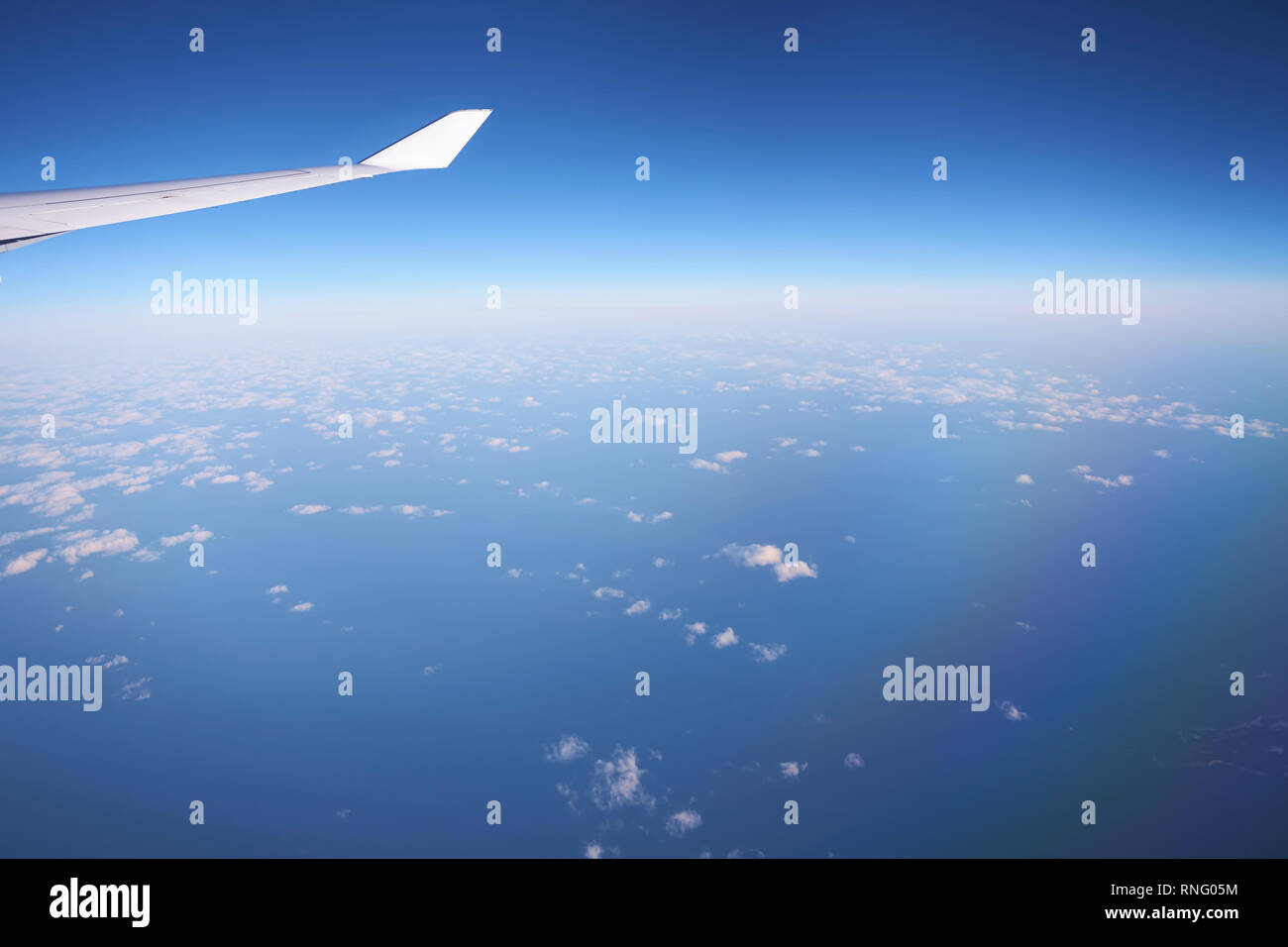 Aerial view from jet aircraft Stock Photo - Alamy