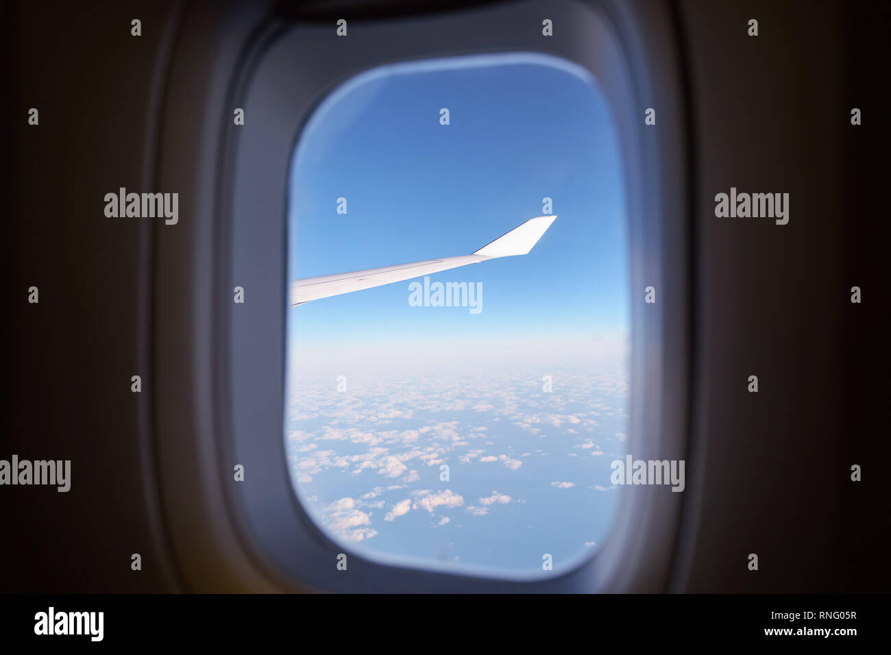 Aerial view from jet aircraft Stock Photo - Alamy