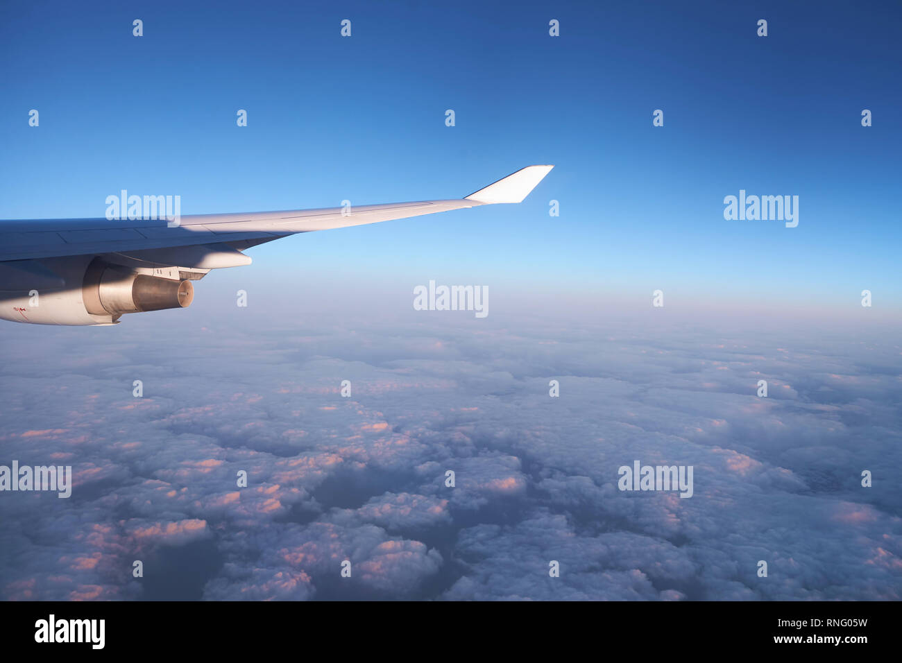 Aerial view from jet aircraft Stock Photo - Alamy