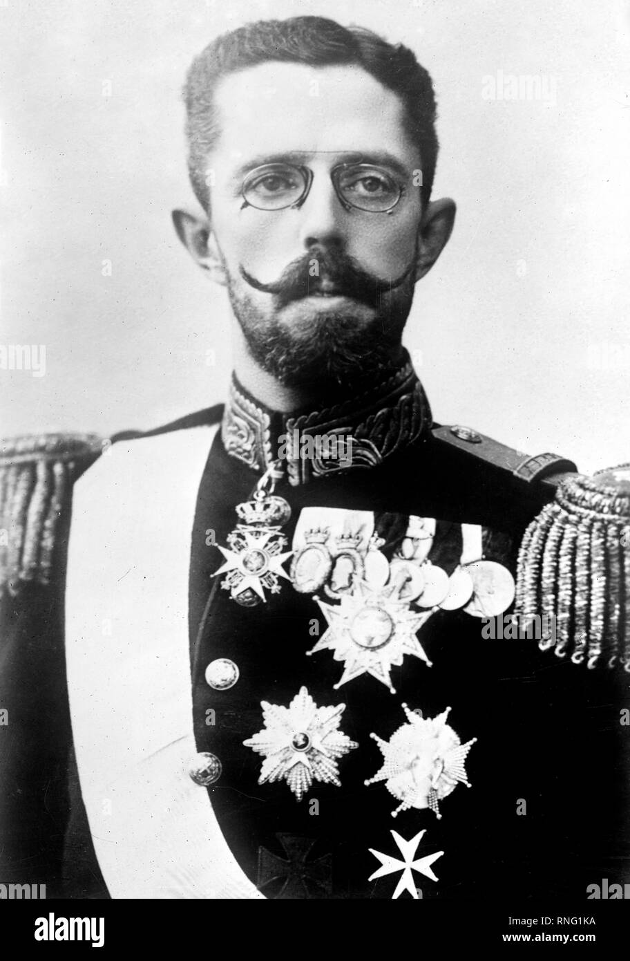 King of Sweden in uniform, 6 10 1913 Stock Photo - Alamy