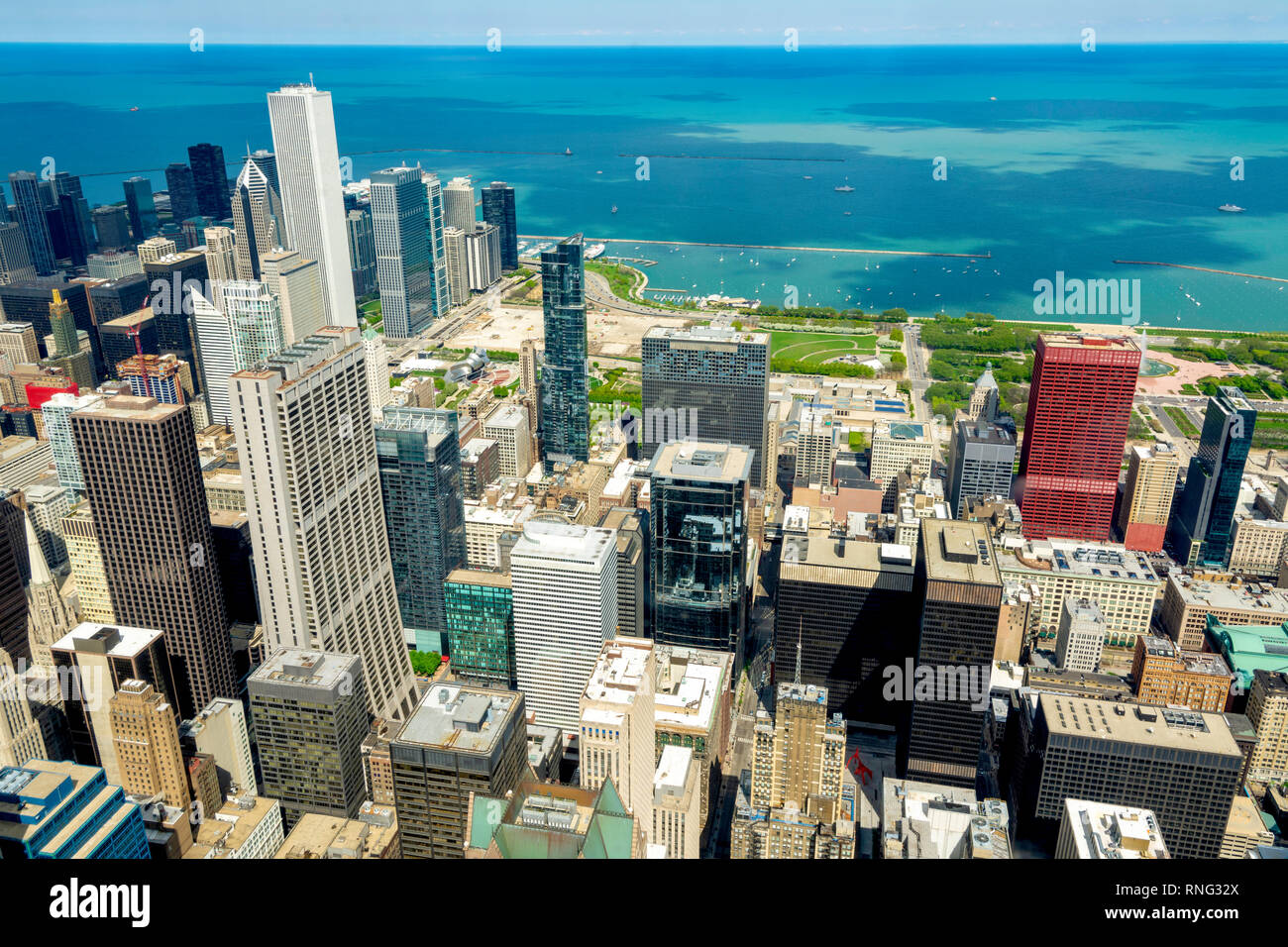 Aerial view above great lakes hi-res stock photography and images - Alamy