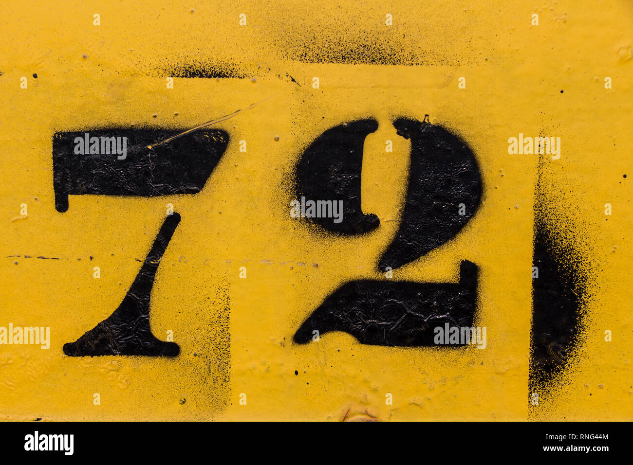 Number 72 hi-res stock photography and images - Alamy