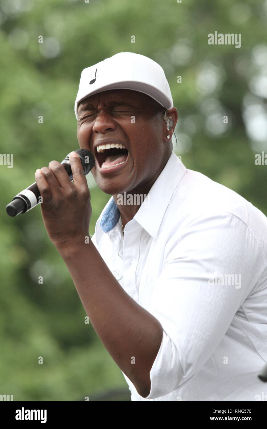 Singer, songwriter and winner of The Voice, Javier Colon is shown ...