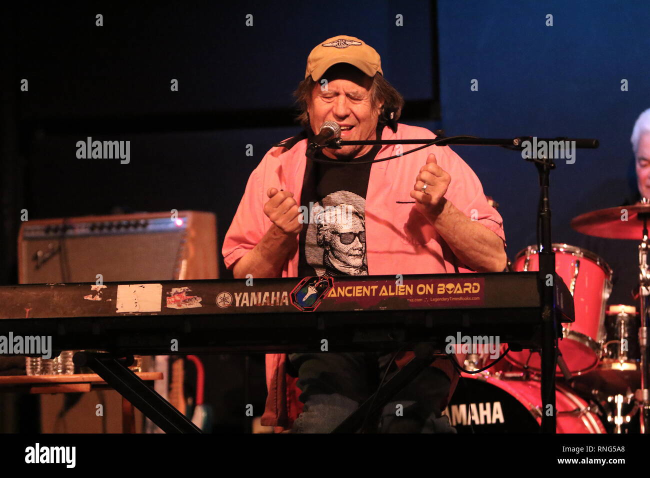 Keyboardist and singer George Frayne IV, alias Commander Cody, is shown ...