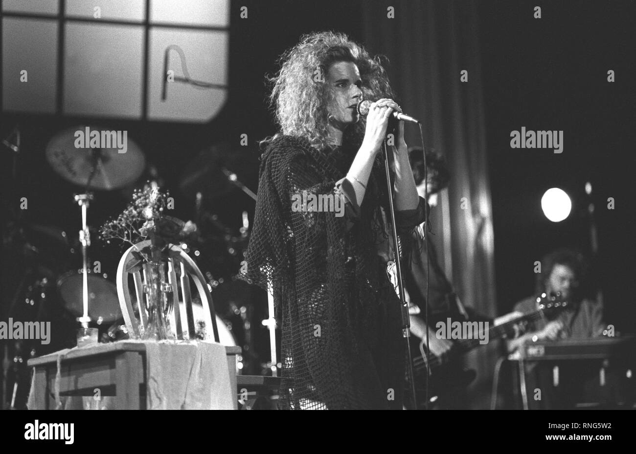 Singer Margo Timmins of the Cowboy Junkies is shown performing on stage ...