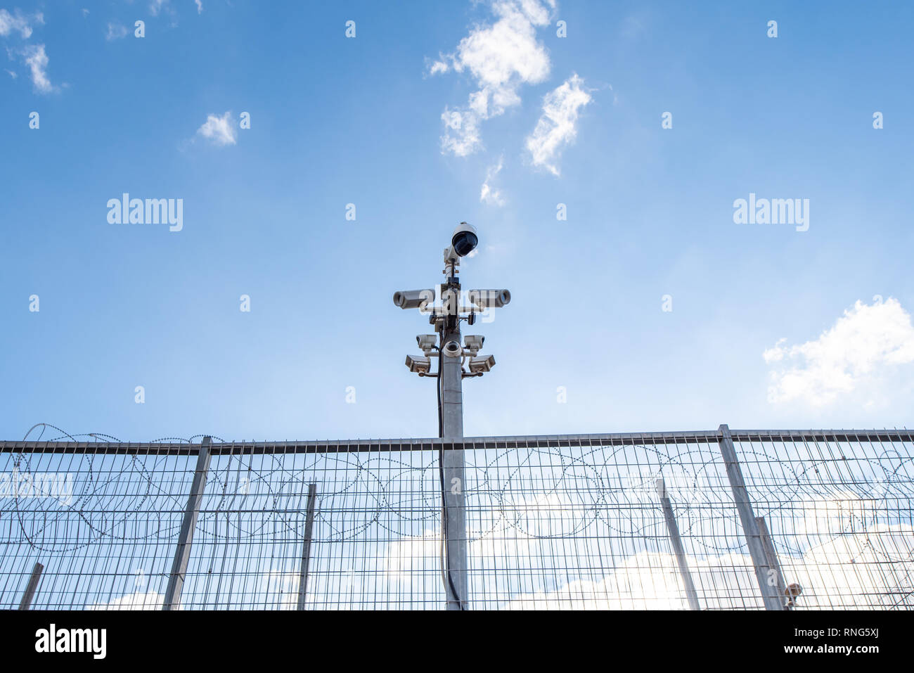 Cctv Surveillance Cameras Stock Photo Alamy