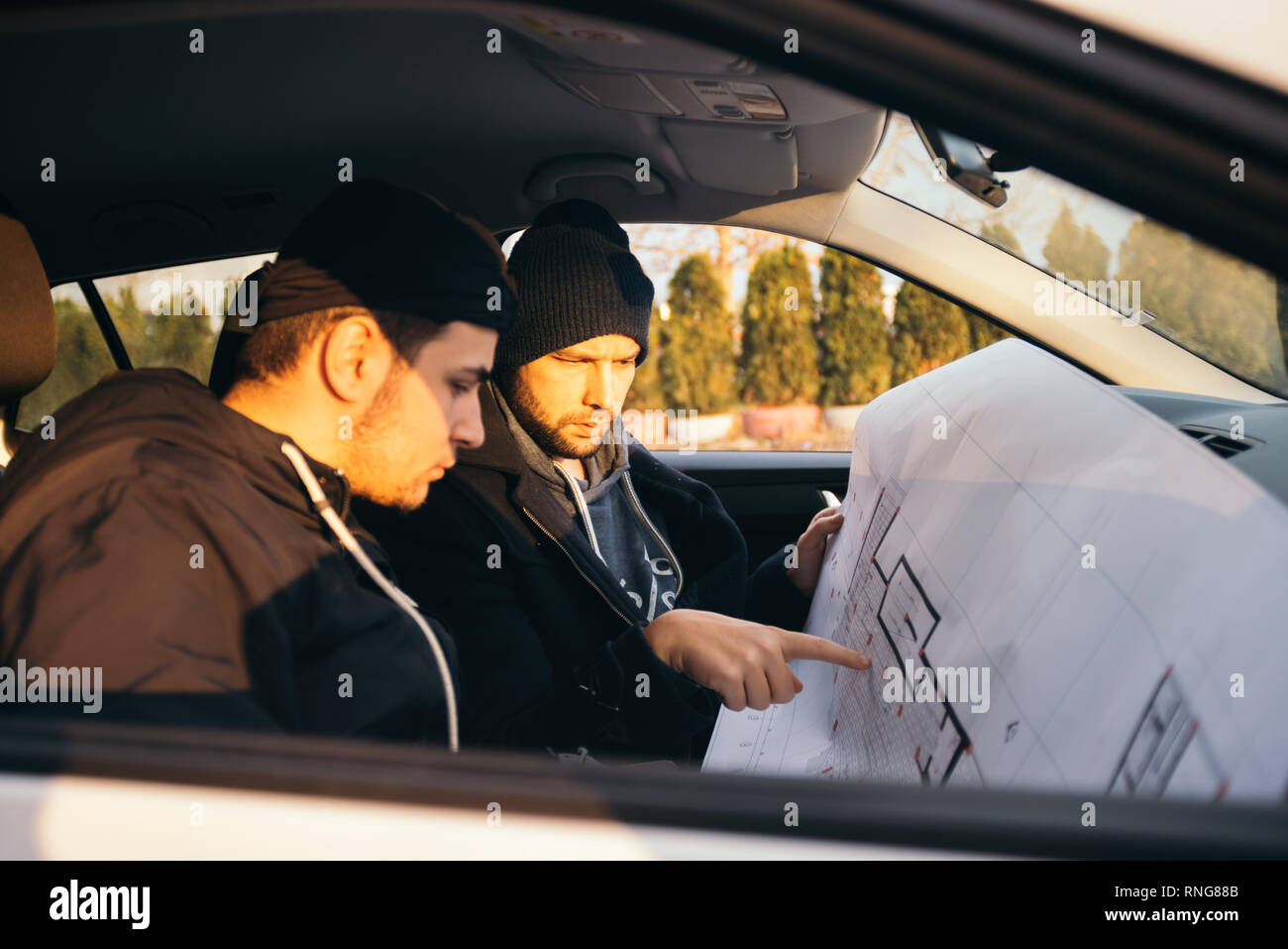 Blueprint for robbery hi-res stock photography and images - Alamy