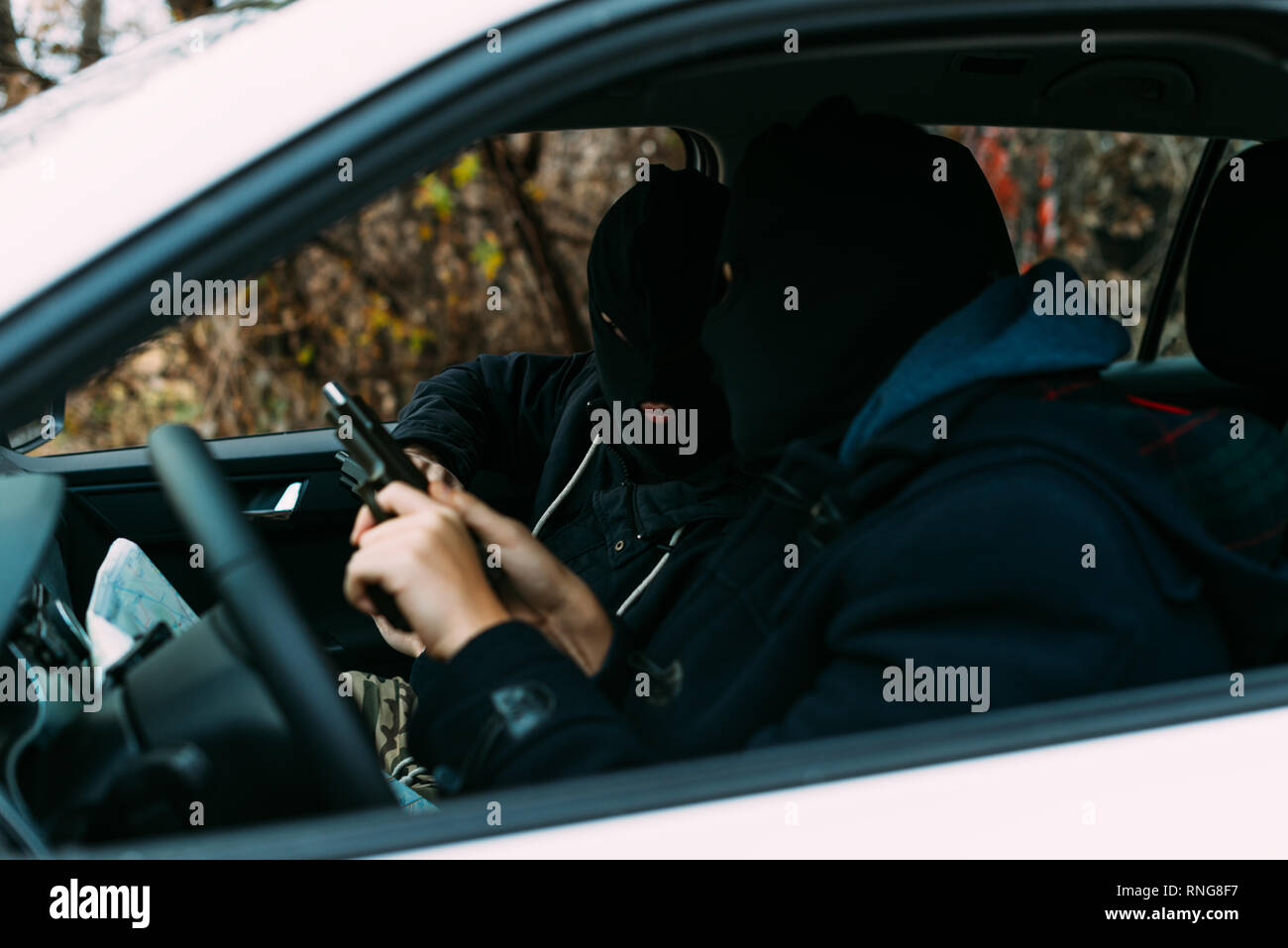 Bank robbers hi-res stock photography and images - Alamy