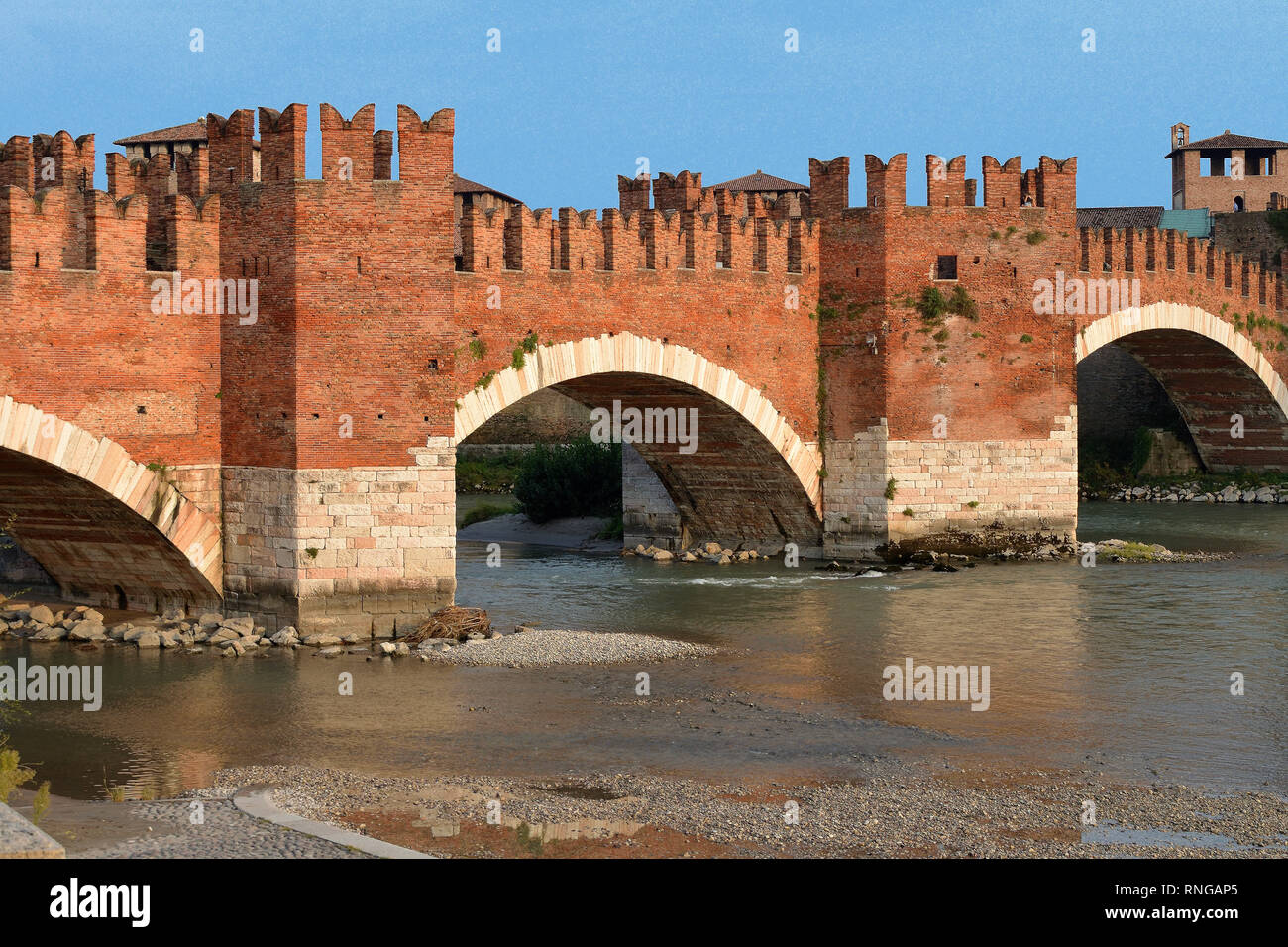 Bridge over the river in verona hi-res stock photography and images - Alamy