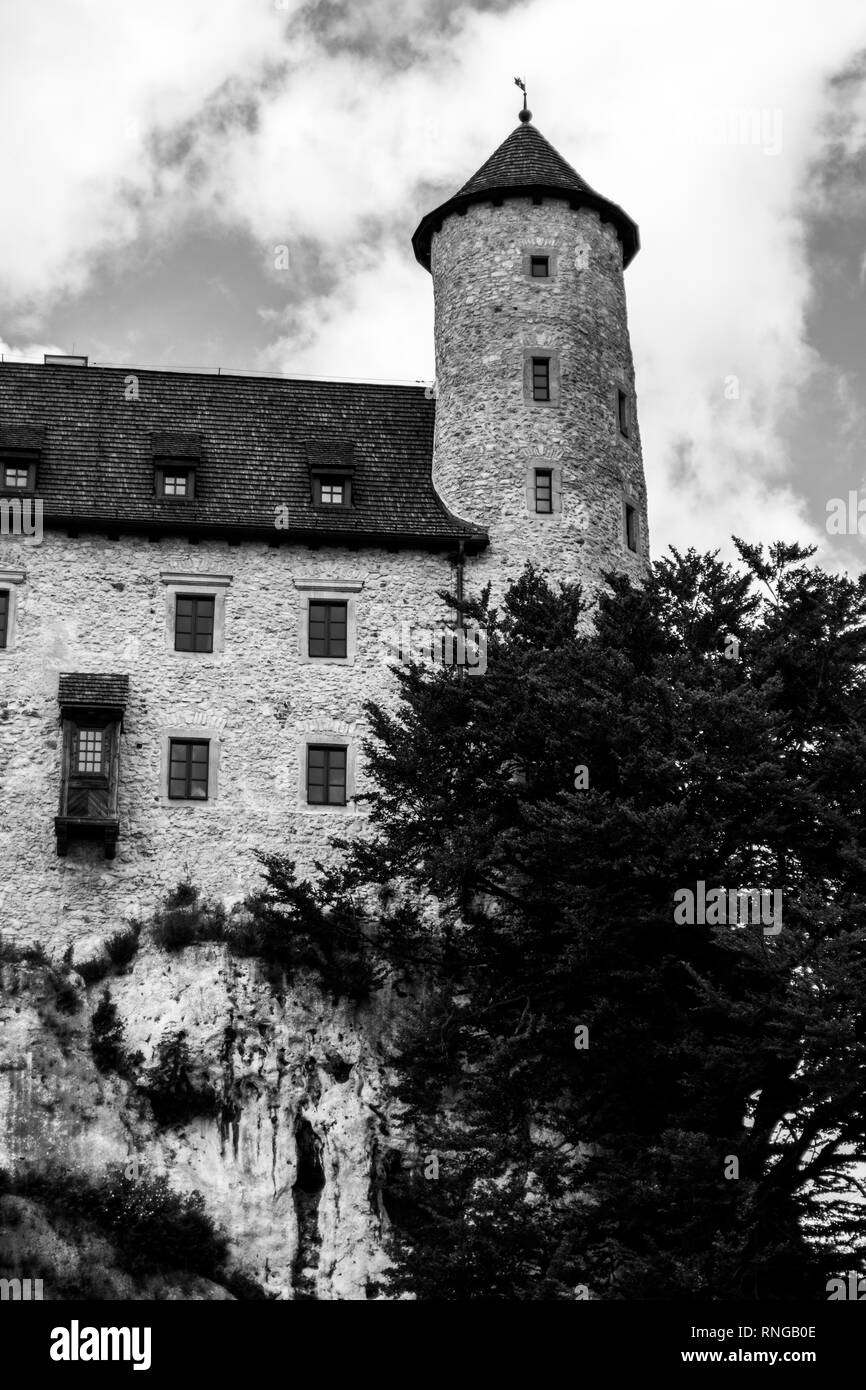 Fairy Tale Castle Black and White Stock Photos & Images - Alamy