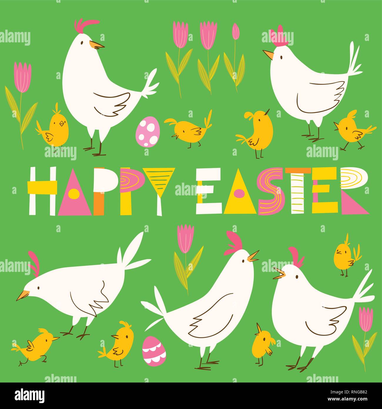 Baby hens Stock Vector Images - Alamy