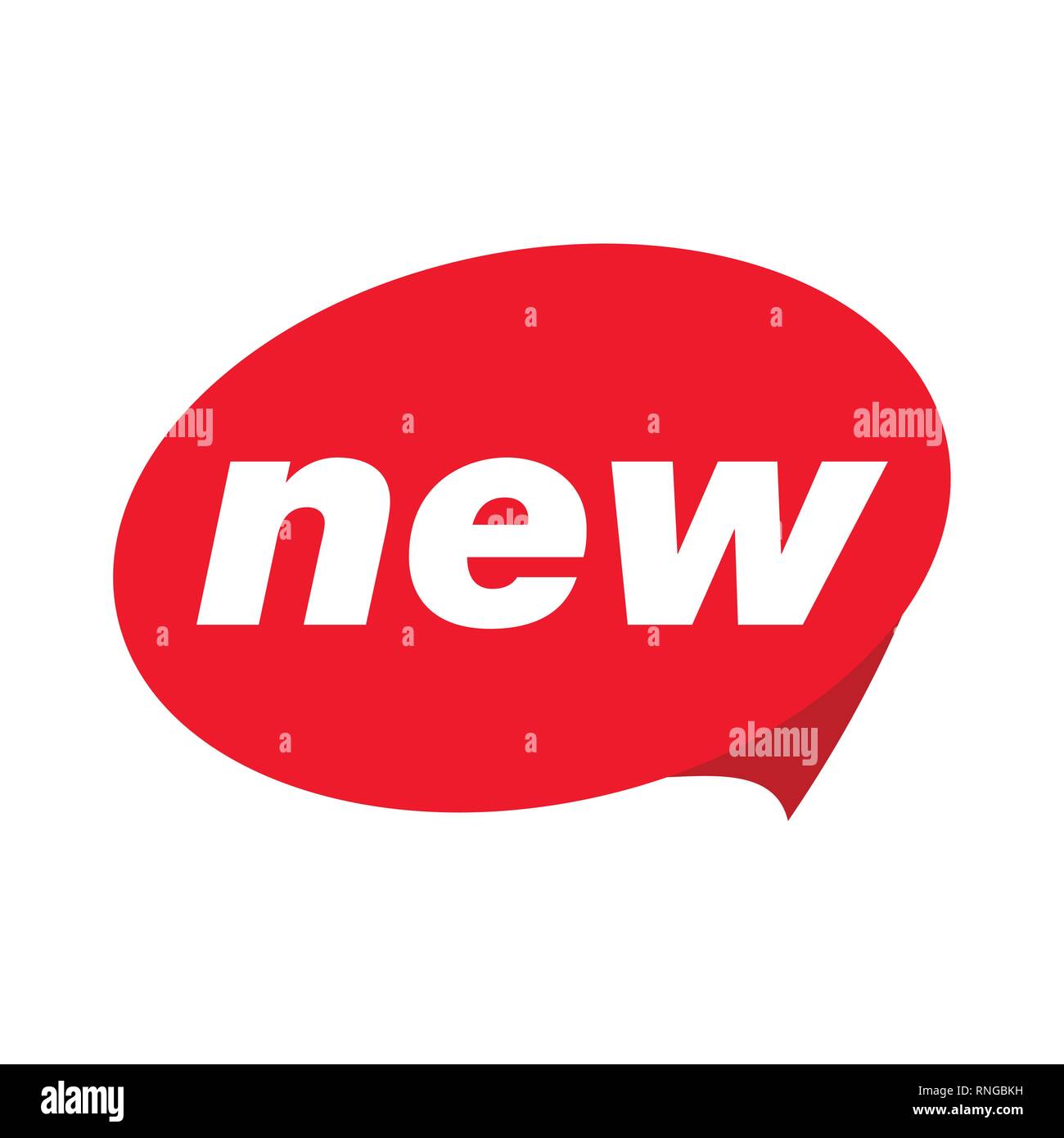 Red label icon tag Cut Out Stock Images & Pictures - Alamy