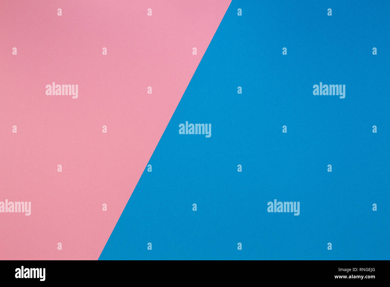Blue and pink two tone diagonal devided color paper background Stock ...