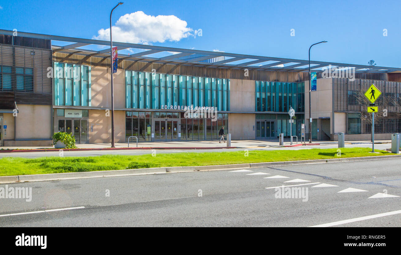 Ed Roberts Campus, Berkeley, California, USA. Daytime, color, landscape ...