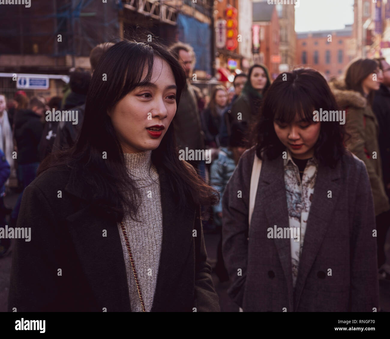 Two Friends Celebrating Stock Photo - Alamy