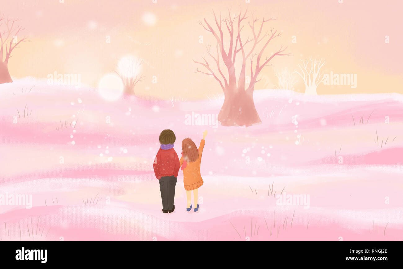 Abstract illustrations couples hi-res stock photography and images - Alamy