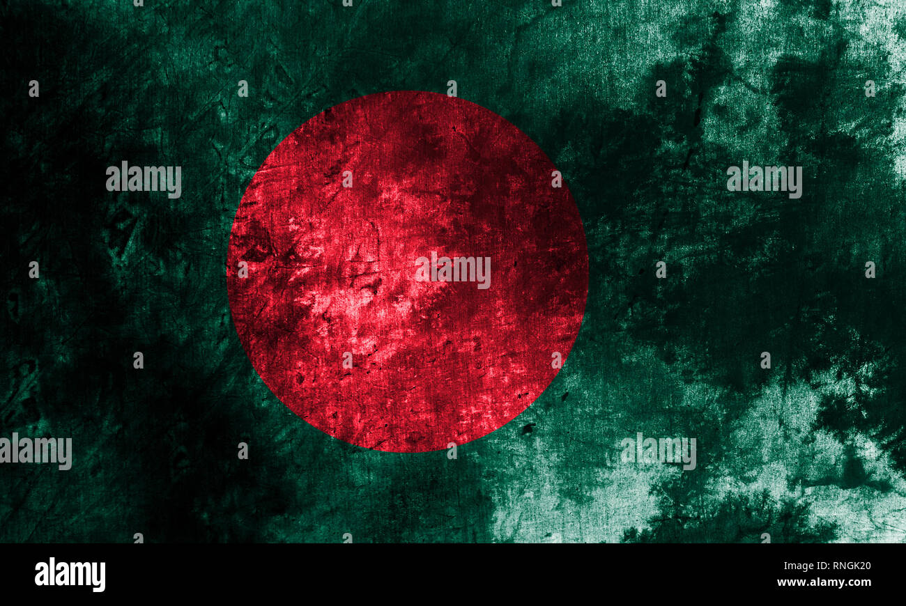 Old Bangladesh grunge background flag Stock Photo - Alamy