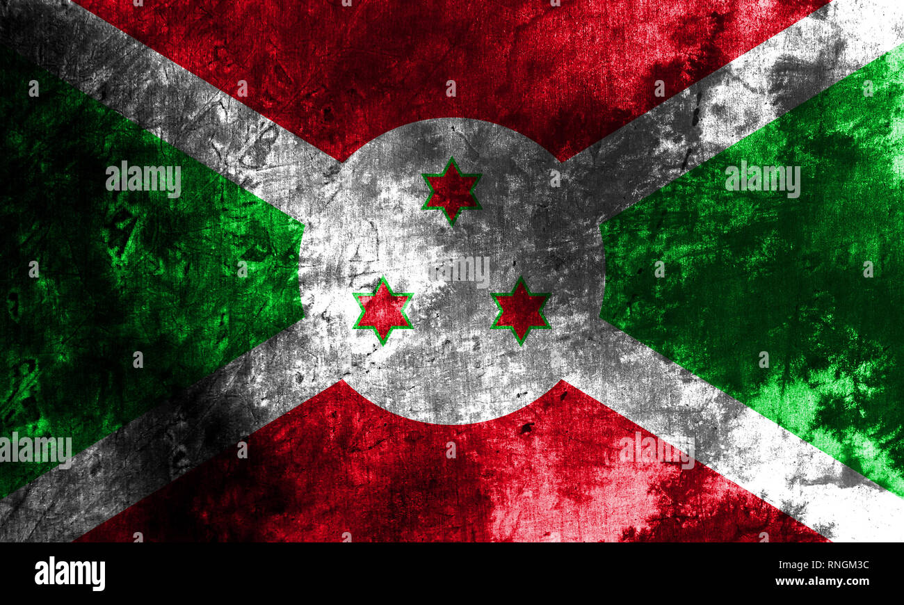 Old Burundi grunge background flag Stock Photo - Alamy