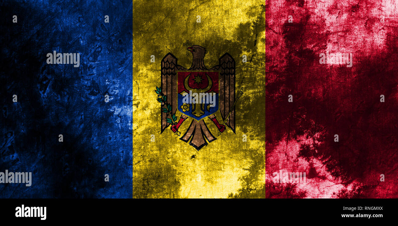 Grunge moldova flag hi-res stock photography and images - Alamy